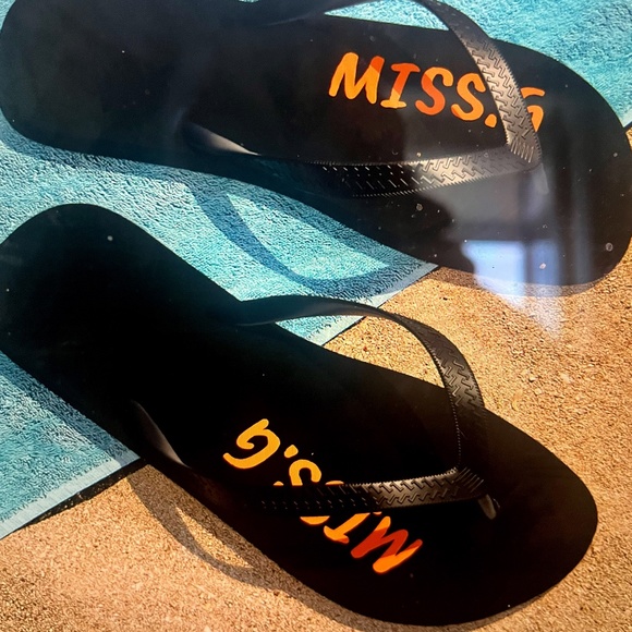 MISS.G | Shoes | Signature Missg Flip Flops | Poshmark